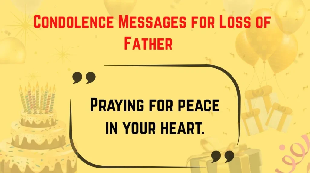 💔 196+ Condolence Messages for Loss of Father – Heartfelt Words of ...