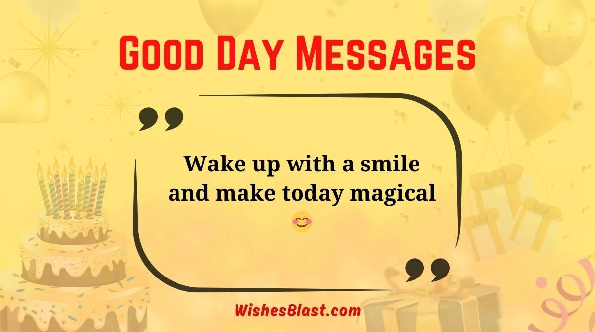 🌈 193+ Good Day Messages for Kids – Brighten Their Day with Kind Words ...